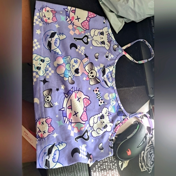 Tops | Nwt Pastel Goth Kawaii Cute Tank Top | Poshmark